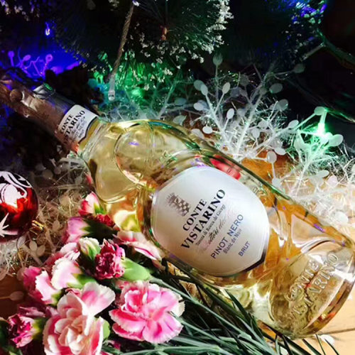 Secoo Selected寺库甄选 葡萄酒意大利世袭贵族威斯坦尼诺家族威斯坦尼诺伯爵酒庄 伯爵黑品诺干白起泡酒Pinot