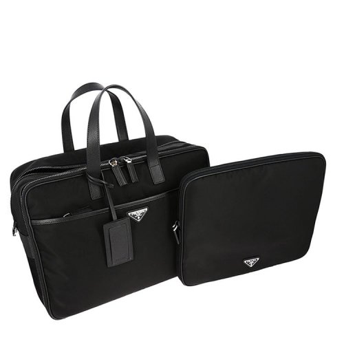 【PRADA普拉达 公文包】PRADA/普拉达 18年春夏 logo 通勤包 男包 男性 公文包 2VE407 V.000 064 F0002【正品 价格 图片】 - 寺库网