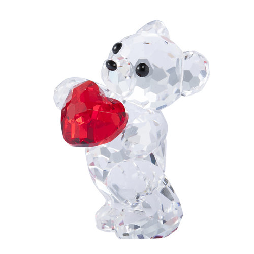 Swarovski施华洛世奇 摆件Swarovski 施华洛世奇 Kris Bear给你爱心泰迪熊可爱抱心小熊摆件958449正品 价格
