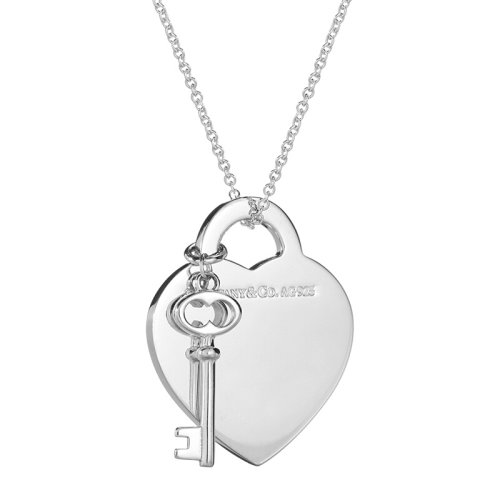 Tiffany Co 蒂芙尼 项链国内现货Tiffany Co 蒂芙尼ReturntoTiffany系列心形银色钥匙吊坠项链26909686正品 价格 图片 寺库网