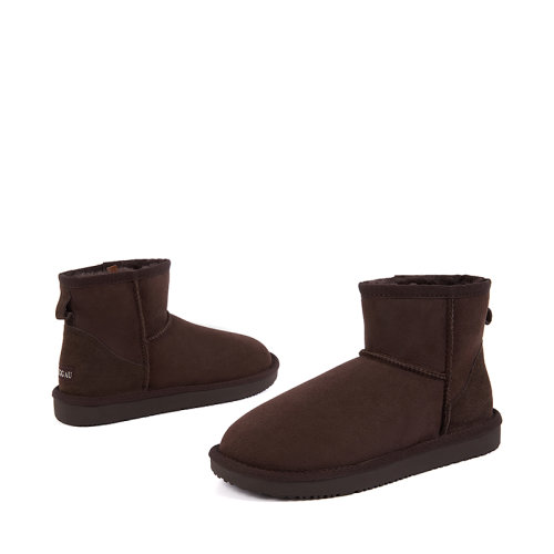 【DK UGGDK UGG 女士雪地靴】【2020秋冬新款】DKUGG经典MINI雪地靴女皮毛一体真皮保暖防水情侣平面根低筒靴 DA001【正品 价格 图片】 - 寺库网