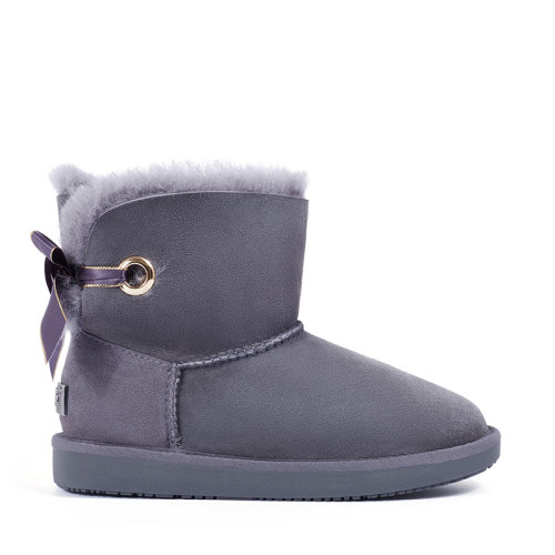 【DK UGGDK UGG 女士雪地靴】【【澳洲直邮】【2020秋冬】DK UGG/DK UGGDK UGG/DK UGG 女士雪地靴 秋冬新款凯西贝利蝴蝶结皮毛一体羊毛抗污百搭雪地靴 ...