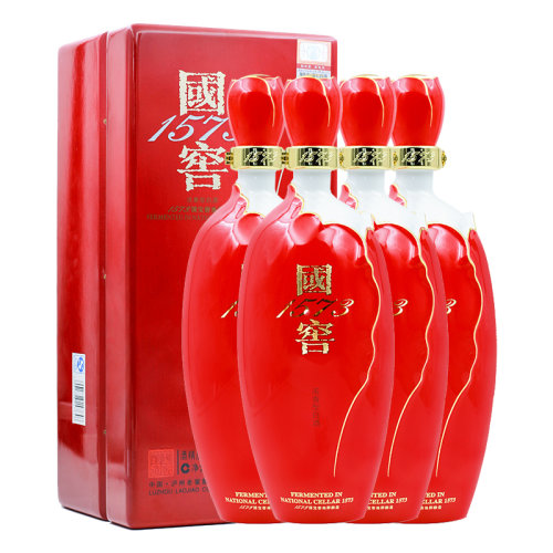 【国窖1573国窖1573 白酒】【2018年产】瓶储年份酒 国窖1573 红袖添香整箱装 60度1L*4【正品 价格 图片】 - 寺库网