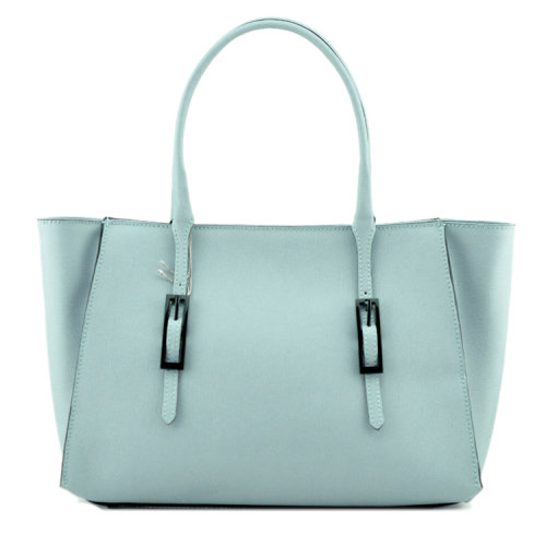 【Coccinelle可奇奈尔 手提包】Coccinelle/可奇奈尔*浅蓝色Saffiano女士牛皮笑脸手提包C1U26280180【正品 ...