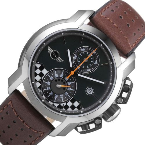 【MINI迷你 火机/烟具】MINI 棕色真皮表带 中性石英腕表 宝马MINI手表31【正品 价格 图片】 - 寺库网