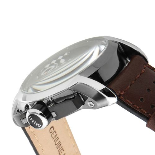 【MINI迷你 火机/烟具】MINI 棕色真皮表带 中性石英腕表 宝马MINI手表31【正品 价格 图片】 - 寺库网