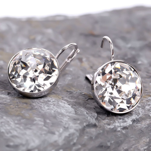 【Swarovski施华洛世奇 耳钉】Swarovski/施华洛世奇 银色贝拉穿孔水晶耳环 883551【正品 价格 图片】 - 寺库网