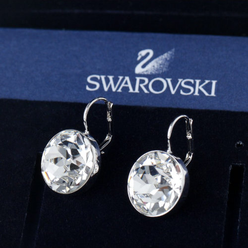 【Swarovski施华洛世奇 耳钉】Swarovski/施华洛世奇 银色贝拉穿孔水晶耳环 883551【正品 价格 图片】 - 寺库网