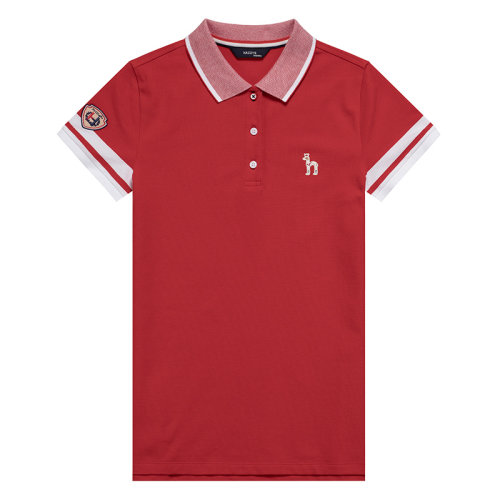 【HAZZYS哈吉斯 女士短POLO】HAZZYS/哈吉斯 夏季新款T恤女士短POLO衫ASTSE08BE31【正品 价格 图片】 - 寺库网