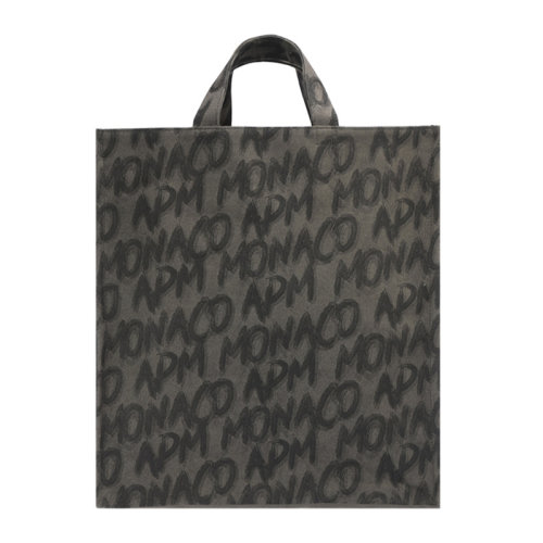 【APM MonacoAPM Monaco 手提包】限量款APM MONACO/APM MONACO Graffiti系列女士拼色帆布经典字母 ...