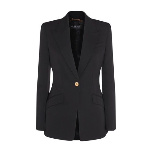 【VERSACE范思哲 女士夹克】VERSACE/范思哲 23年春夏 百搭 女性 女士夹克 1009095_1A066081B000【正品 ...