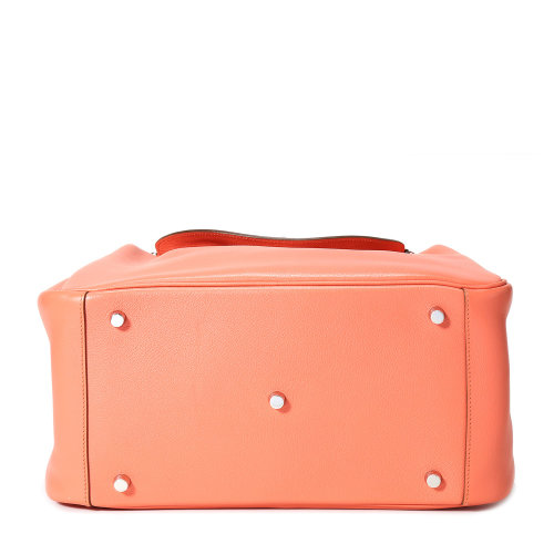 【HERMES爱马仕 单肩包】HERMES(爱马仕) 粉橘色皮质lindy34两用包【正品 价格 图片】 - 寺库网