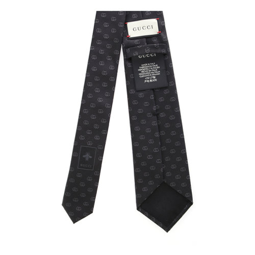 【GUCCI古驰 领带】【18春夏】 GUCCI/古驰 男士 丝 领带 黑色 时尚 百搭 2802【正品 价格 图片】 - 寺库网