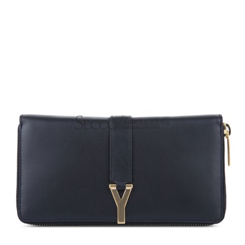 【Yves saint Laurent圣罗兰 钱包】Yves saint Laurent(圣罗兰) 黑色皮質長款拉鏈錢夾【正品 价格 图片 ...