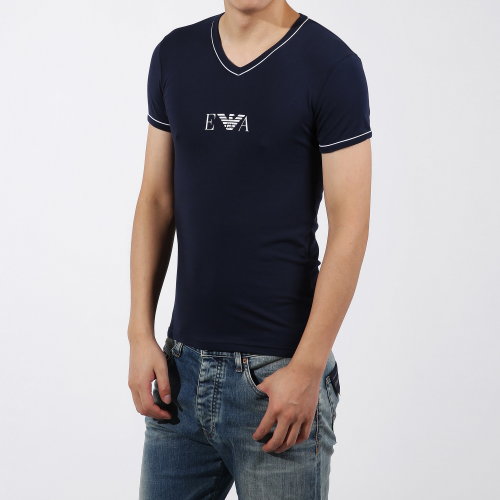 【Emporio Armani安普里奥阿玛尼 男士短袖T恤】Emporio Armani/安普里奥阿玛尼-男士短袖T恤-男士棉质休闲T恤 断码 ...