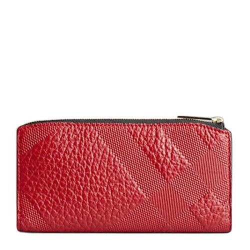 【BURBERRY博柏利 钱包】BURBERRY/博柏利 女士红色小牛皮 长款钱包 3937858【正品 价格 图片】 - 寺库网