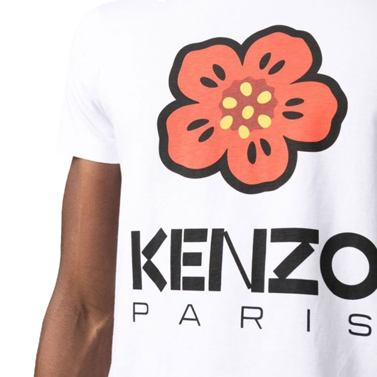 【KENZO高田贤三 女士短袖T恤】KENZO/高田贤三 23年春夏 百搭 女性 女士短袖T恤 FD52TS0394SO 01【正品 价格 ...